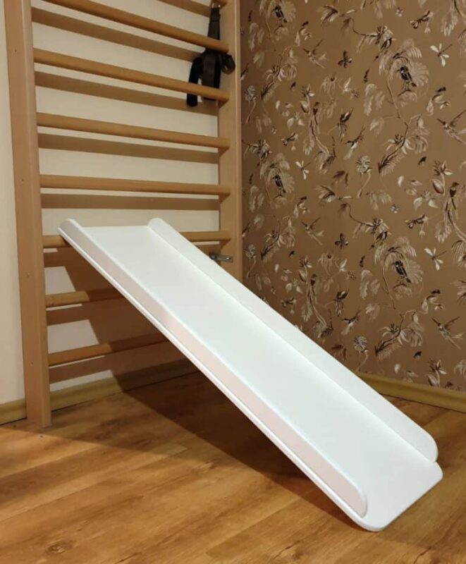 2-In-1 Indoor Wooden Slide | Monkey-Gym