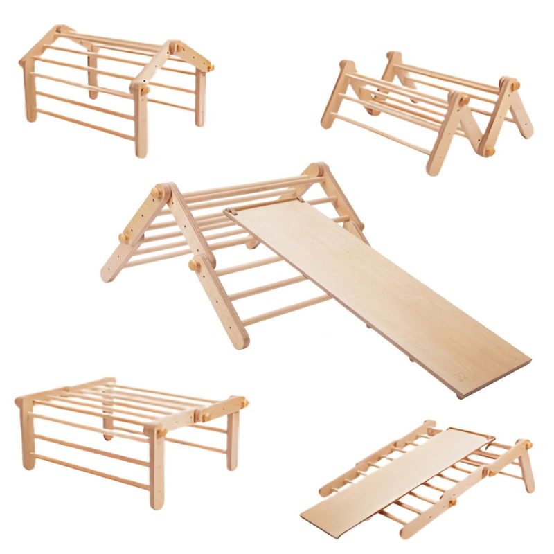 Indoor wooden climbing frames Mopitri Plus - MONKEY GYM