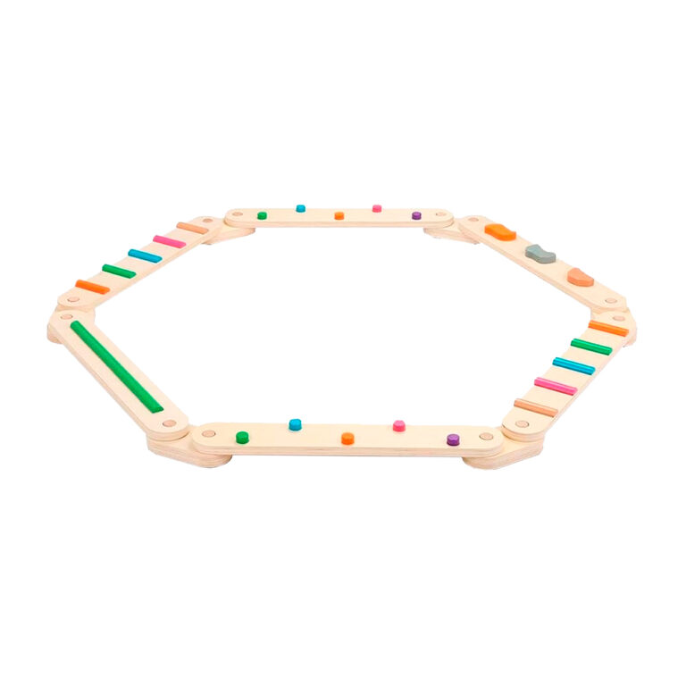 Balance Beam For Home - Sensory Path Rainbow | Monkey-Gym