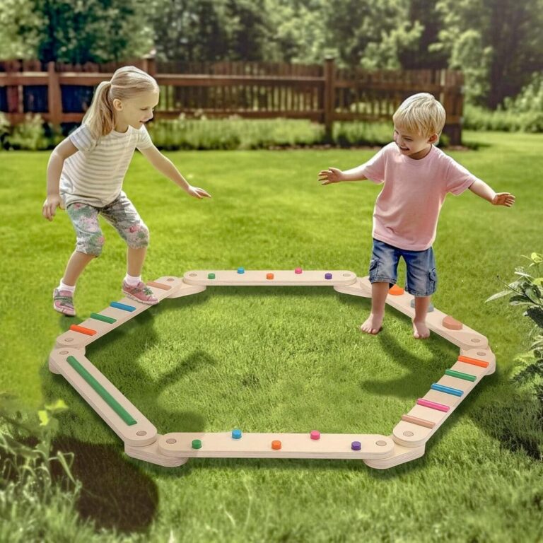 Balance Beam For Home - Sensory Path Rainbow | Monkey-Gym