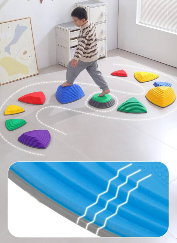 stepping stones for kids Triangle 11 elements - MONKEY GYM